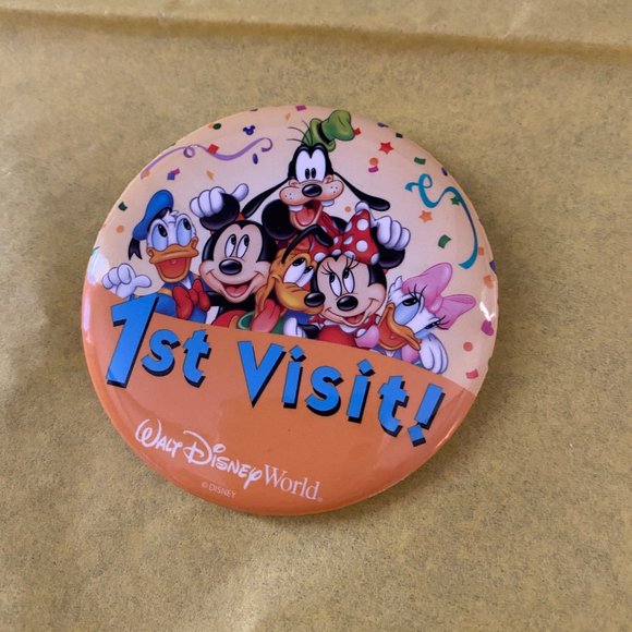 Disney | Accessories | Walt Disney World First Visit Button 23 | Poshmark